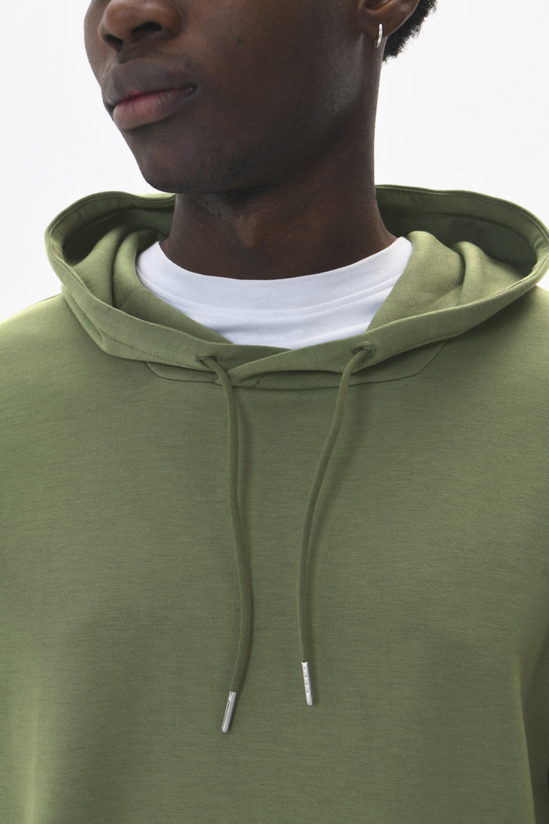 Teo Hooded Sweatshirt in Thyme – chrisjameskingston